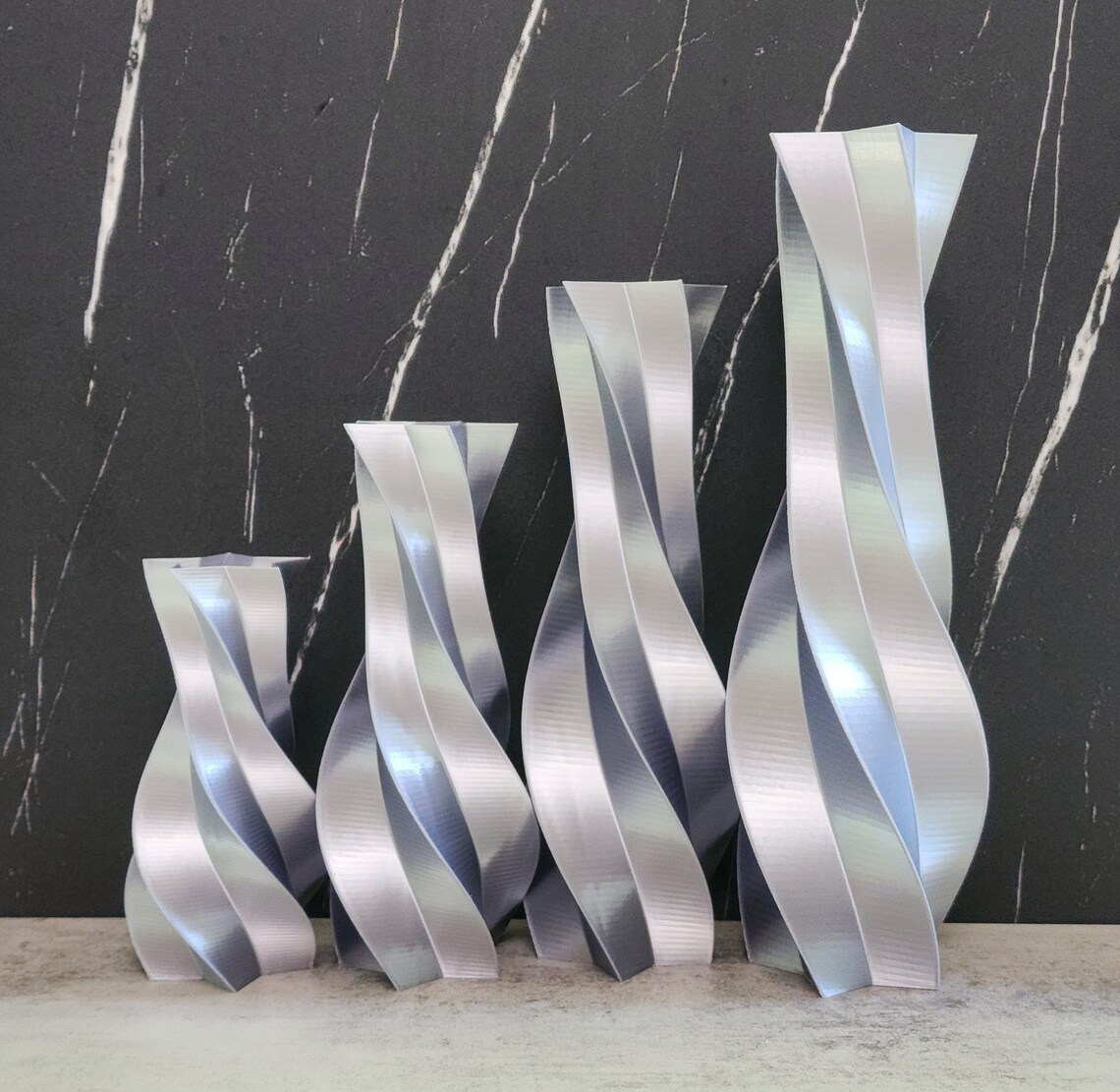 Navy Blue Twisted Star Vase | Table Vase | Home Decor | Unique Vase - Etsy
