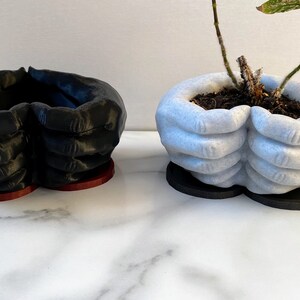 Heart Shaped Hands Planter | Love Planter | Hand Planter | Unique ...
