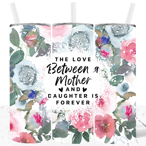 Mother And Daughter Tumbler Svg Etsy