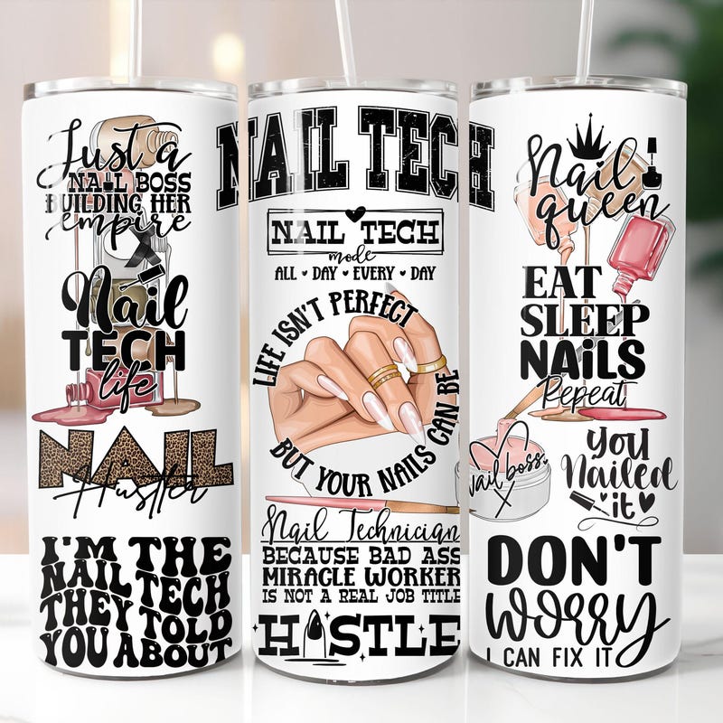 Nail Tech Mug Designs - Etsy