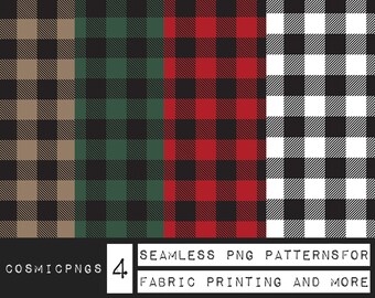 12x12 Buffalo Red/black Plaid Digital Paper Lumberjack - Etsy