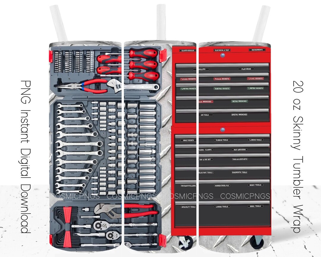 Mechanic Tumbler Design Wrap 20oz Skinny Tumbler Sublimation Mechanic ...