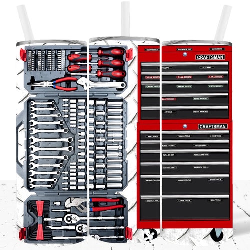 11 Oz Mug Sublimation Design Tool Box Mechanic Mug Wrap - Etsy
