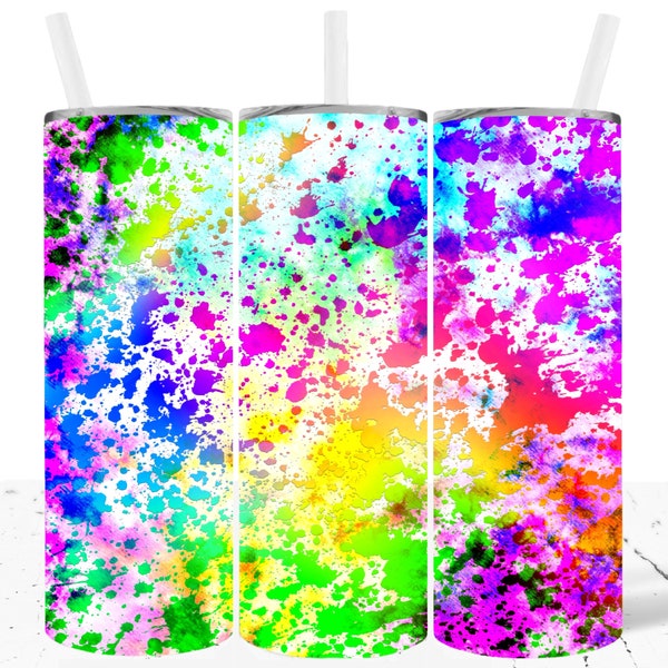 Neon Splatter Paint - Etsy