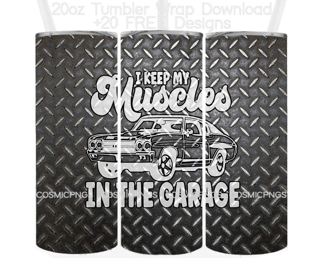 Classic Car Tumbler Sublimation Designs Car Guy 20oz Skinny - Etsy