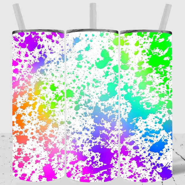 Neon Paint Splatter - Etsy