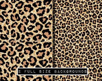 Classic Leopard Digital Paper Seamless Leopard Skin Pattern - Etsy