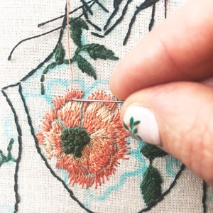 PDF Embroidery Pattern Tattooed Shoulders Modern Embroidery - Etsy