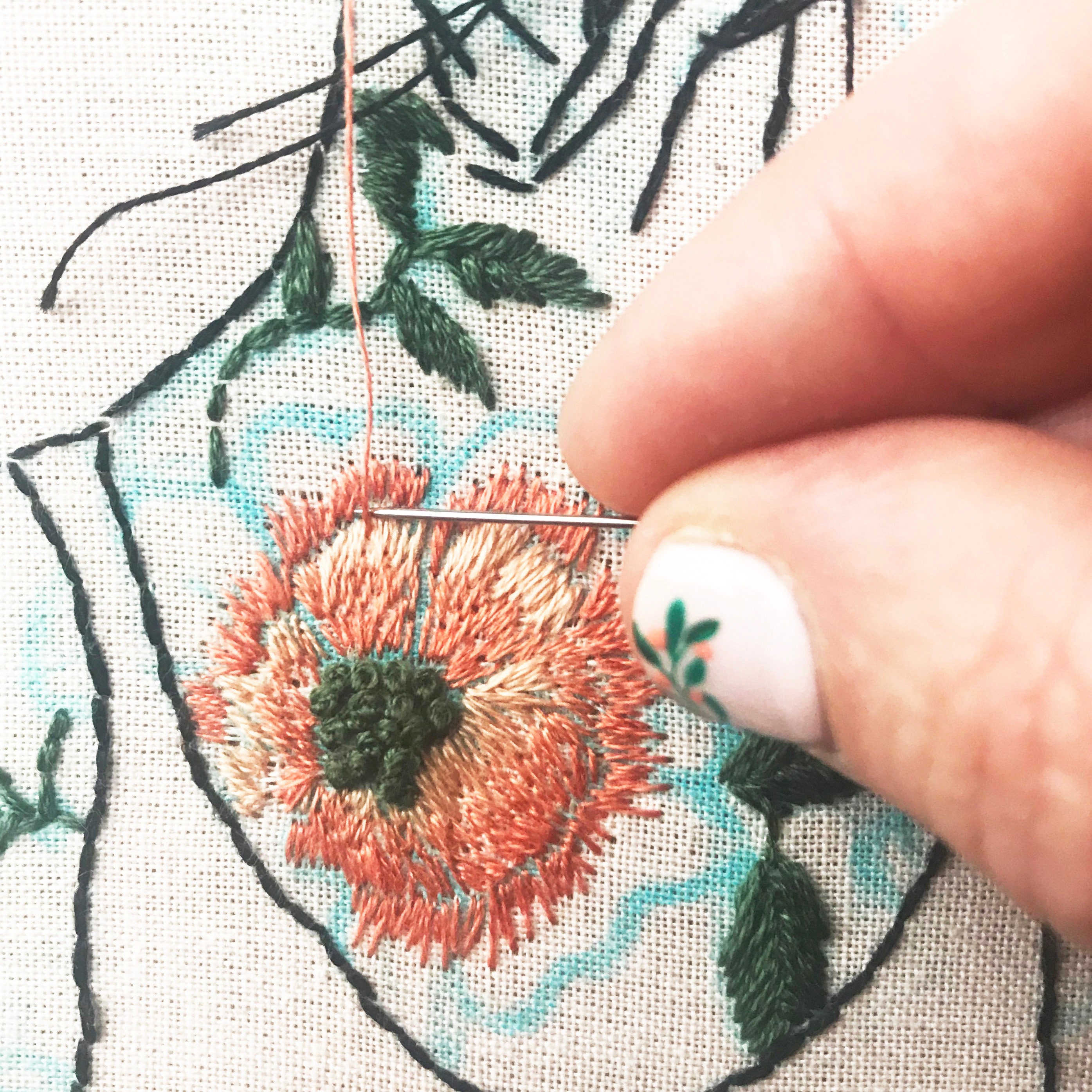 PDF Embroidery Pattern Tattooed Shoulders Modern Embroidery - Etsy Canada