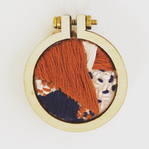 Embroidery Brooch - Etsy UK