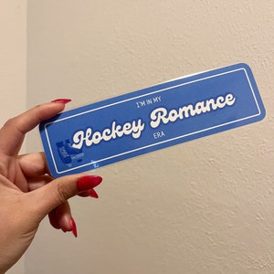 In My Hockey Romance Era Bookmark / Booktok, Bookstagram Romance Book ...