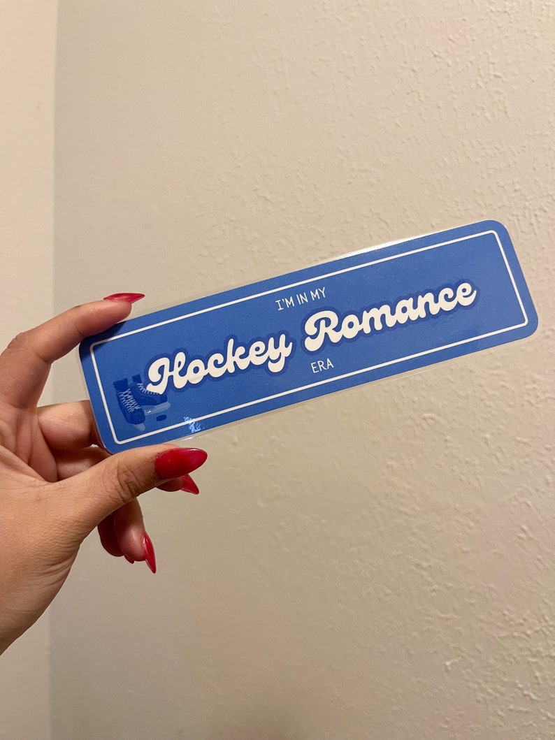 In My Hockey Romance Era Bookmark / Booktok, Bookstagram Romance Book ...