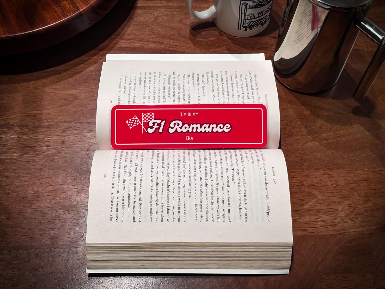 In My Formula 1 Romance Era Bookmark / Booktok, Bookstagram, Romance ...