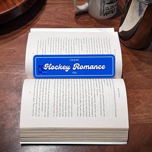 In My Hockey Romance Era Bookmark / Booktok, Bookstagram Romance Book ...