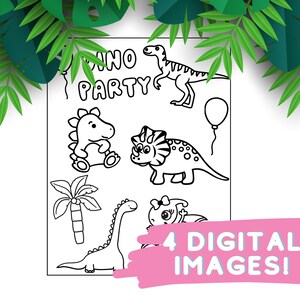 Cute Dinosaur Coloring Pages for Kids Perfect Coloring Sheets for ...