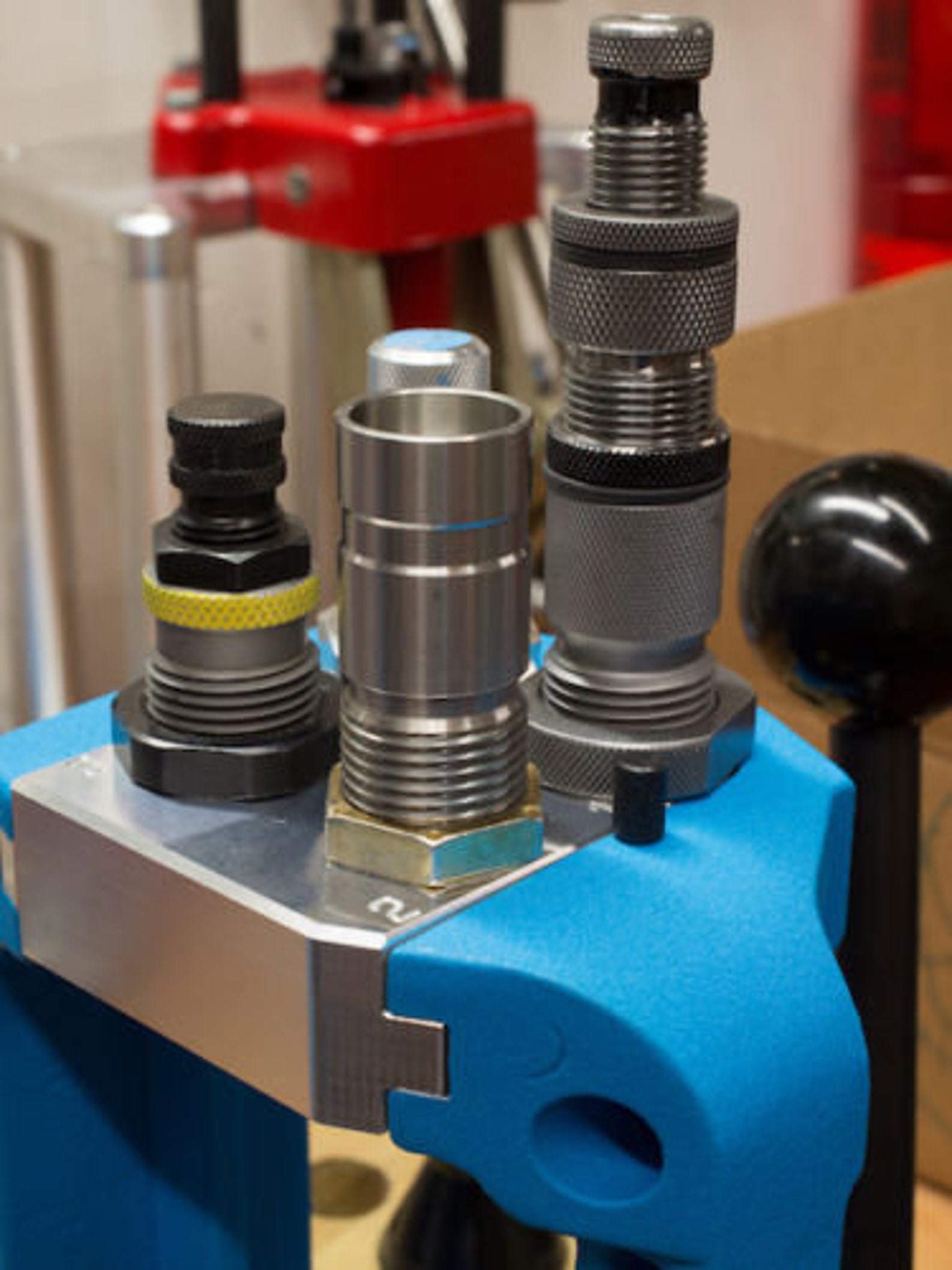 2 Dillon RL550B BL550 Style Billet Aluminum Tool Head CNC Made Toolhead ...