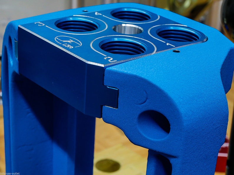 2 Dillon RL550B BL550 Style Billet Aluminum Tool Head CNC Made Toolhead ...