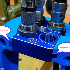 Dillon RL550B BL550 Style Billet Aluminum Tool Head CNC Made Toolhead ...