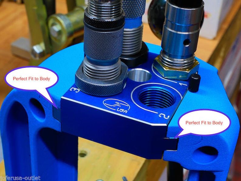 Dillon RL550B BL550 Style Billet Aluminum Tool Head CNC Made Toolhead ...