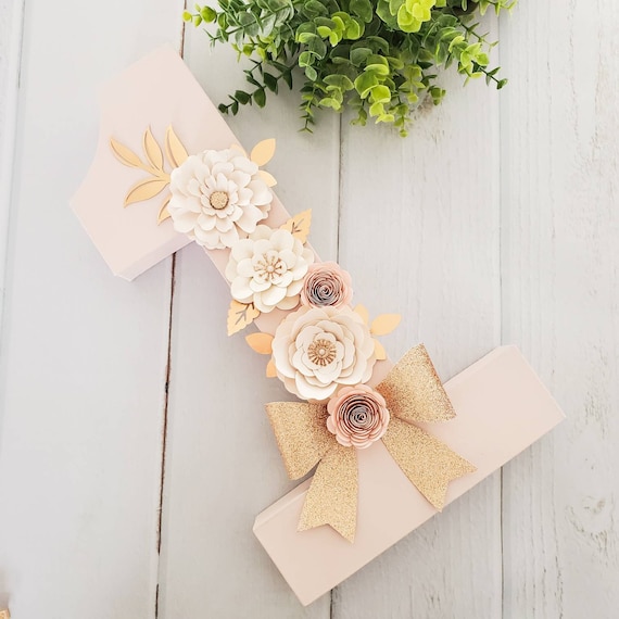 Floral Number ONE 1st Birthday Roses Centrepiece - Etsy