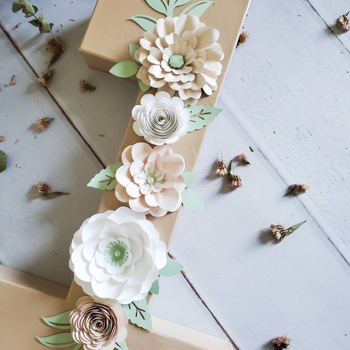 Floral Number ONE 1st Birthday Roses Centrepiece - Etsy