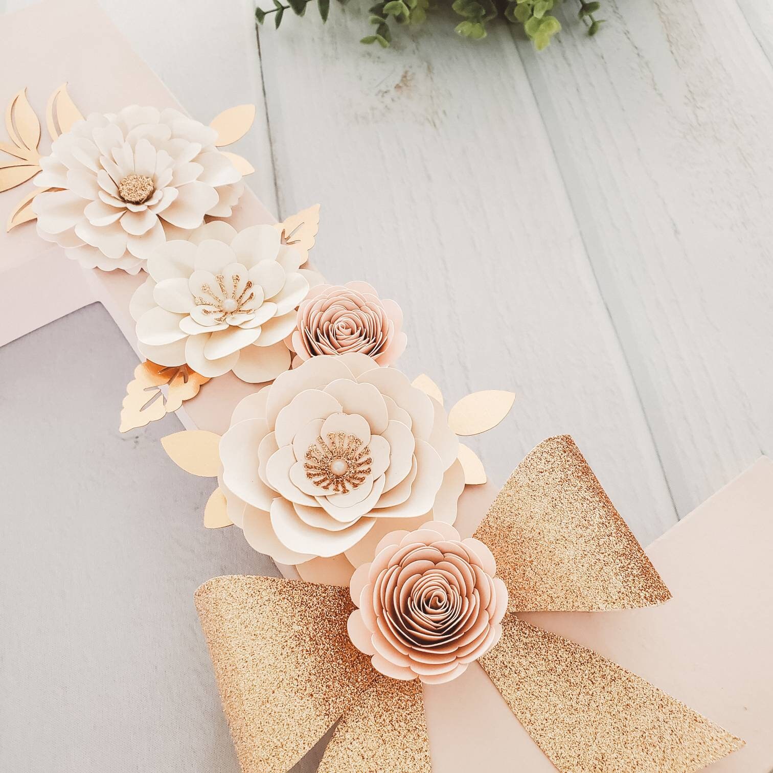 Floral Number ONE 1st Birthday Roses Centrepiece - Etsy