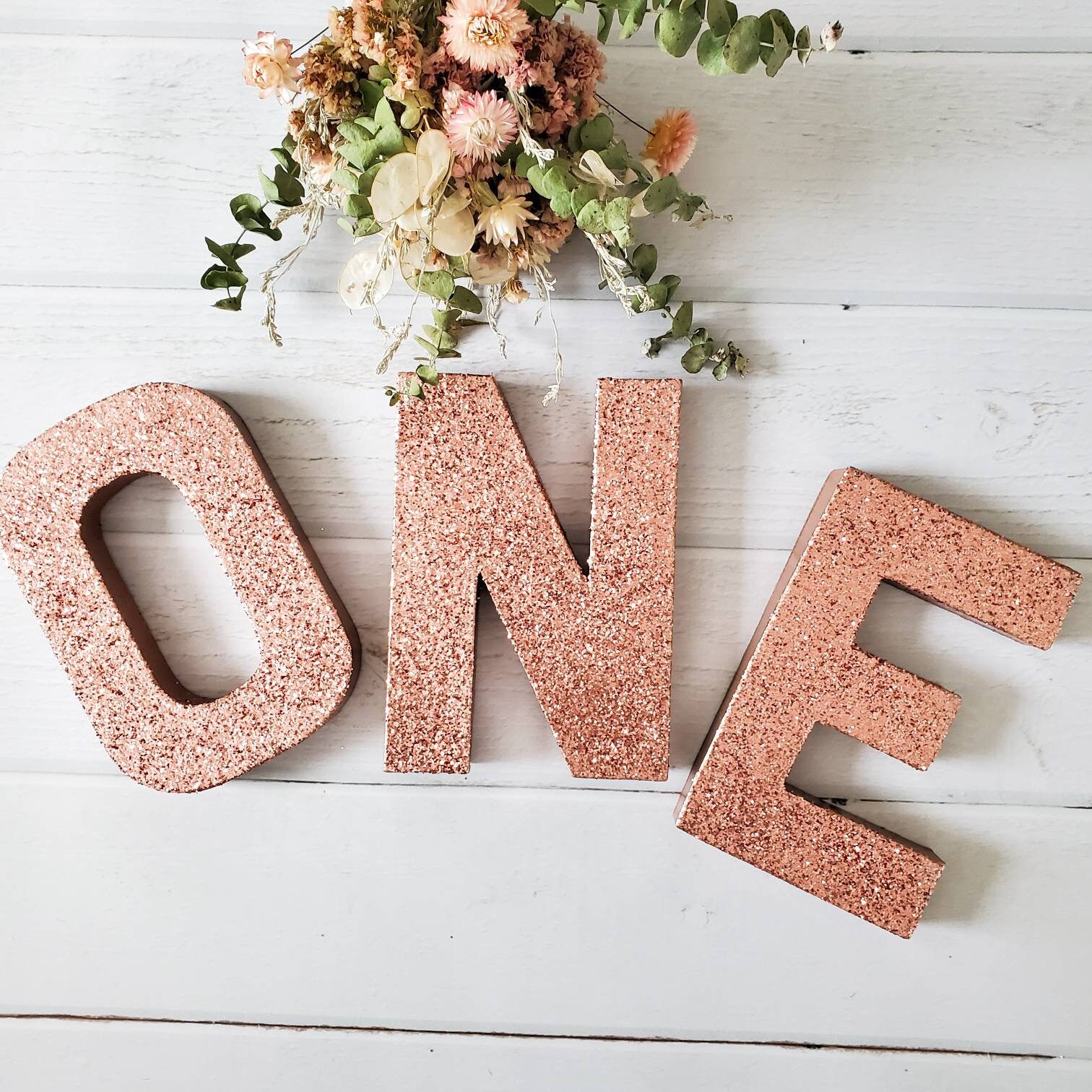 8 12 or 16 Inch ONE Letters ONE Sign Photo Prop for First - Etsy