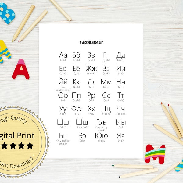 Russian Language Poster - Etsy