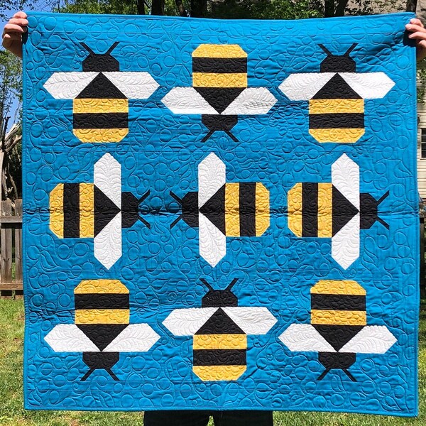 Bumble Bee Quilt Pattern - Etsy