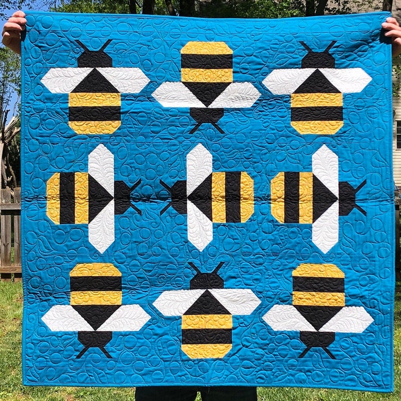 Bumble Bee Quilt Pattern - Etsy