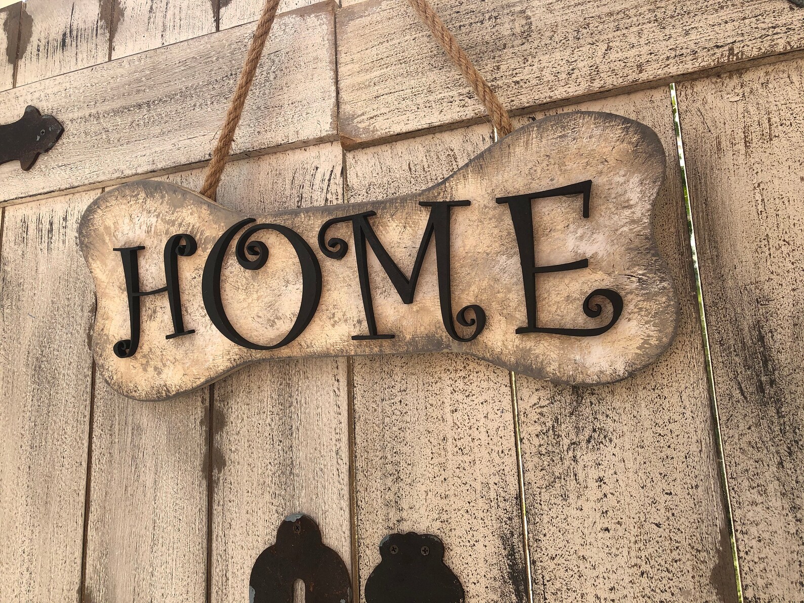 Dog Sign/home Sign/dog Home Sign/dog Décor/puppy Sign/puppy Décor/puppy ...
