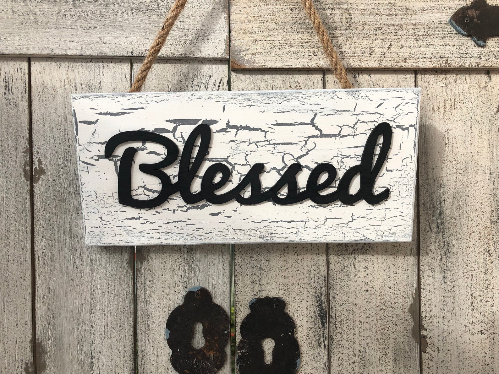 Blessed Sign/home Sign/blessed Door Hanger Sign/blessed Sign - Etsy UK