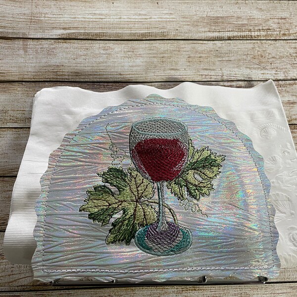 Wine Napkin Holder - Etsy