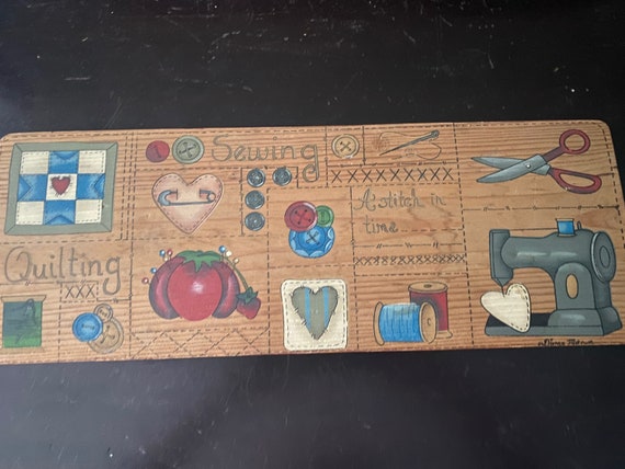 Wooden Hand Painted Sewing Box - Etsy