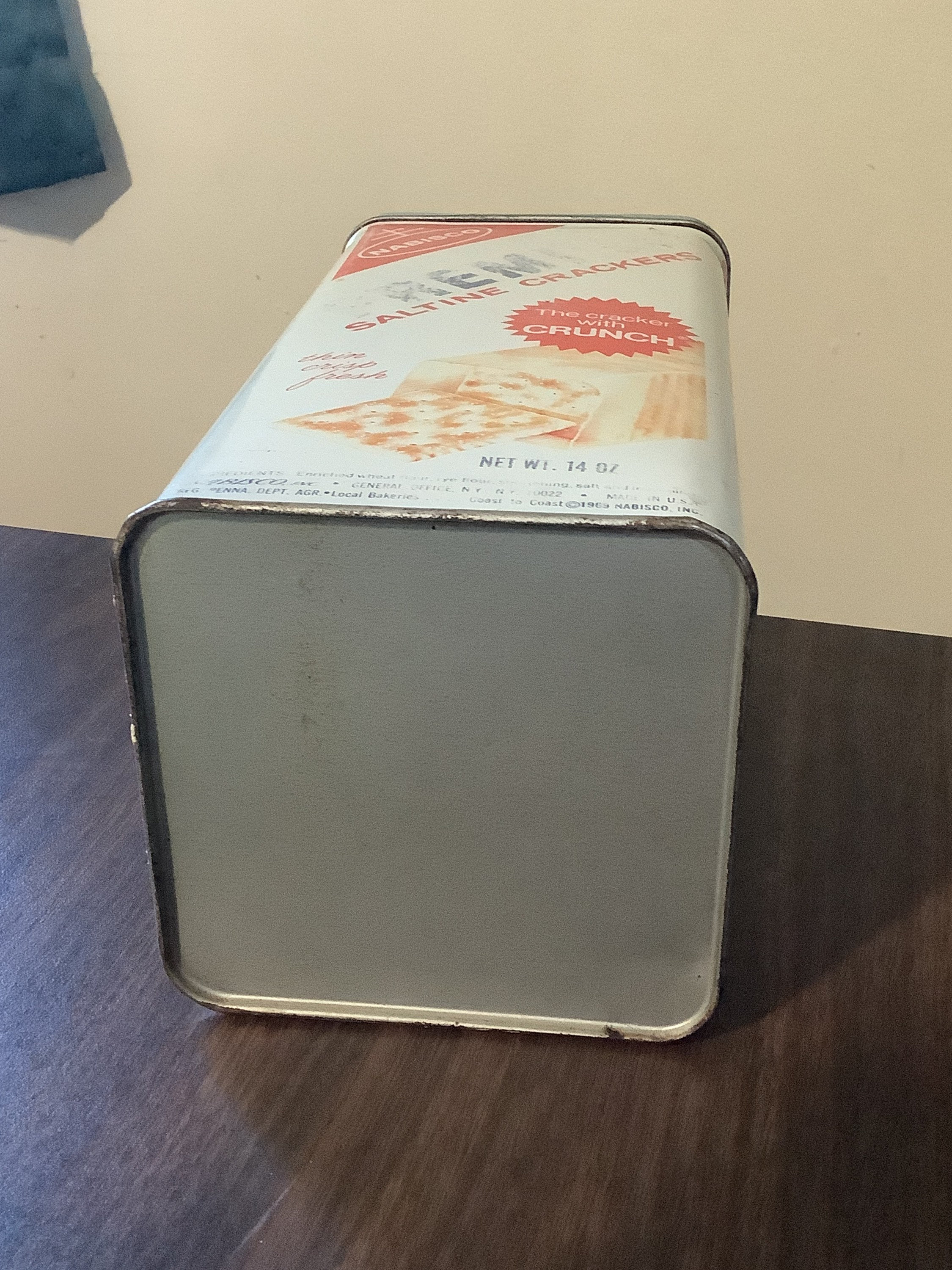 Vintage Nabisco Saltine Cracker Tin 1969 - Etsy