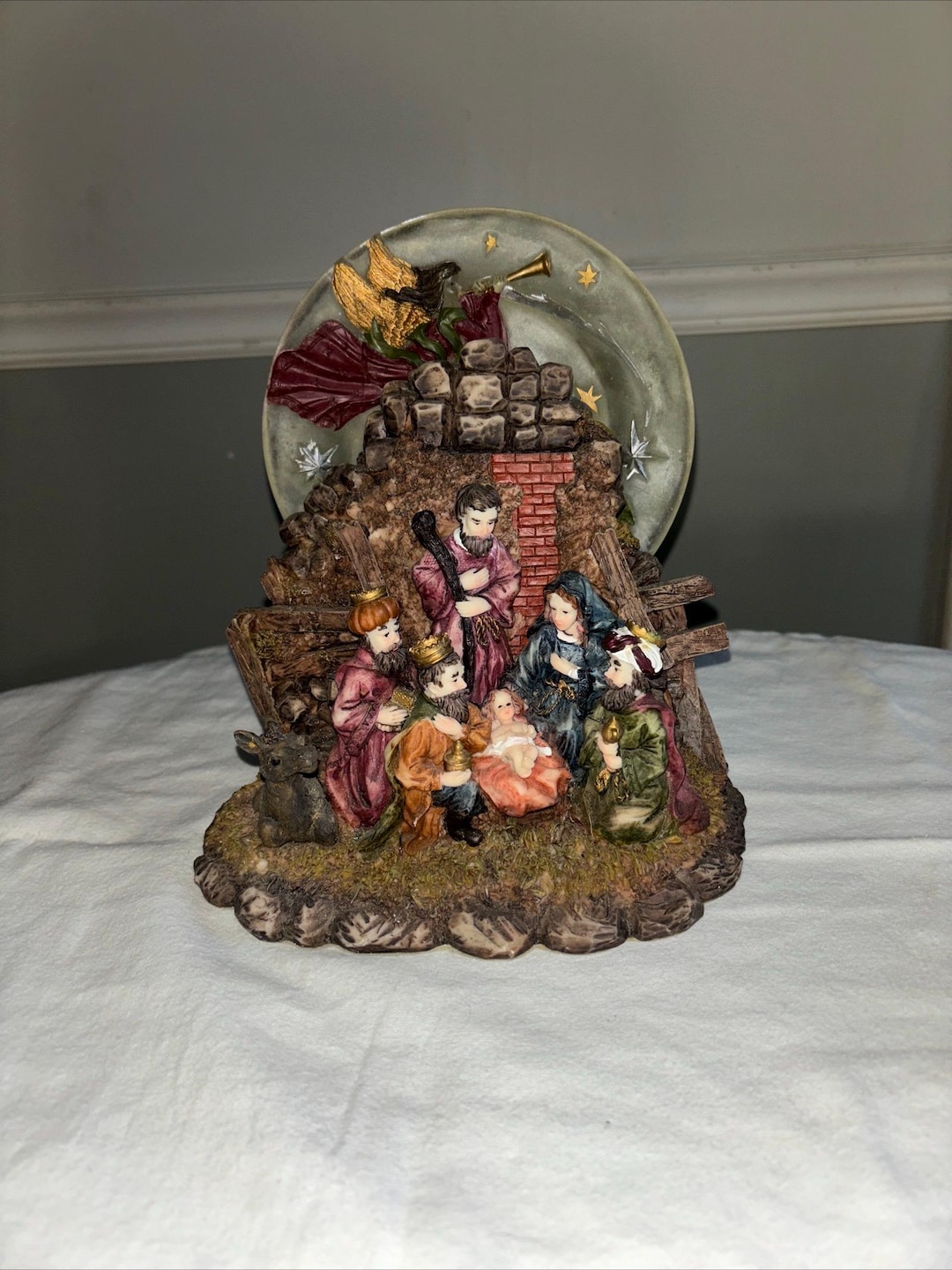 Vintage Christmas Musical Nativity Wind up Music Box - Etsy