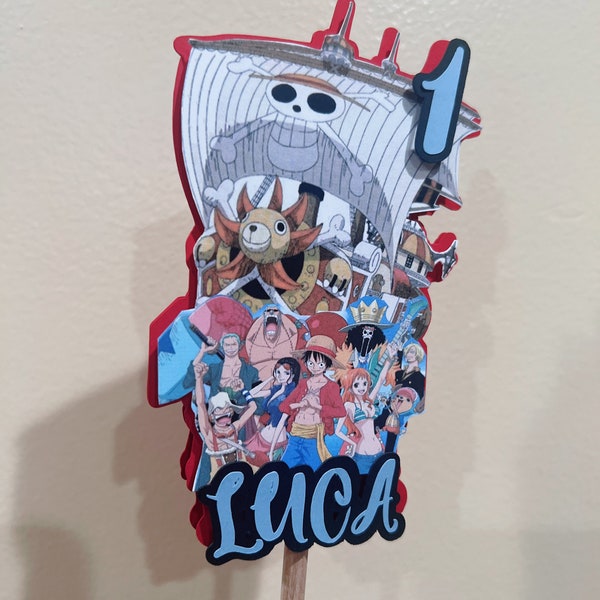 One Piece Anime Cake Toppers - Etsy UK