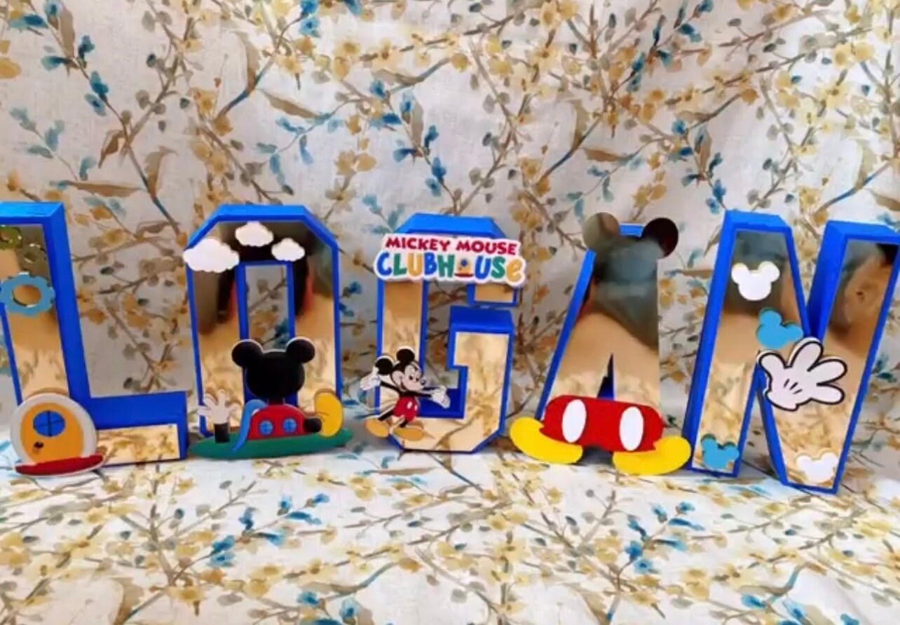 3D Block Letters | 3D Block Numbers - Etsy