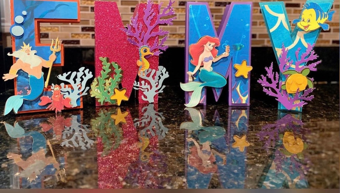 3D Block Letters | 3D Block Numbers - Etsy