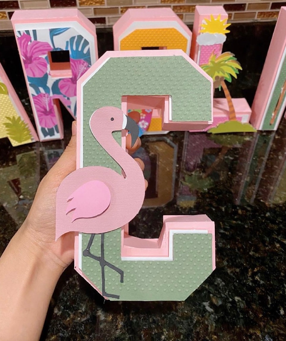 3D Block Letters | 3D Block Numbers - Etsy