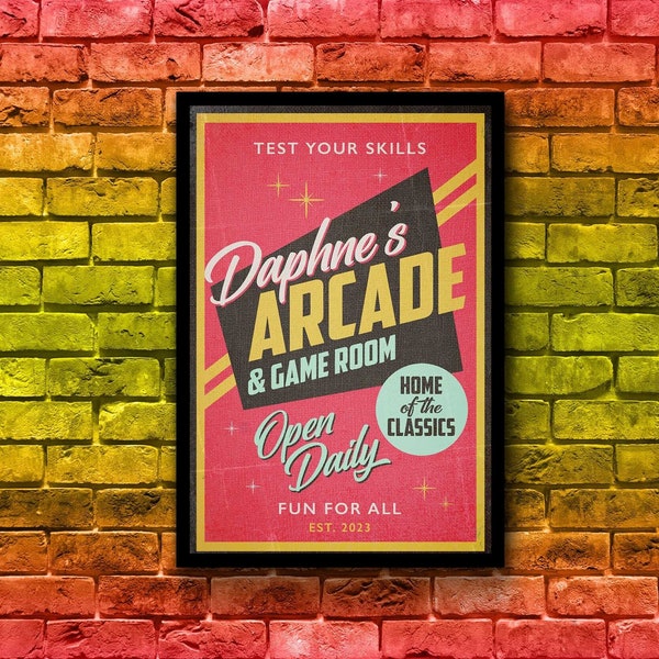 Arcade Posters - Etsy