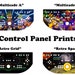 Quad Panel Arcade Control Panel Art Print - Etsy