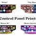 Quad T-panel Arcade Control Panel Art Print - Etsy