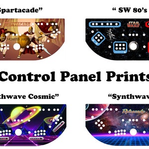 Quad Panel Arcade Control Panel Art Print - Etsy