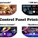 Quad Panel Arcade Control Panel Art Print - Etsy