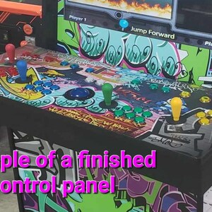 4 Player Arcade Control Panel Art Print - Etsy