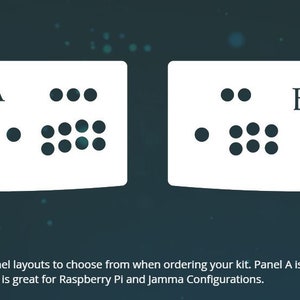 Fighter Panel 2 Player Arcade Control Panel Kit - Etsy