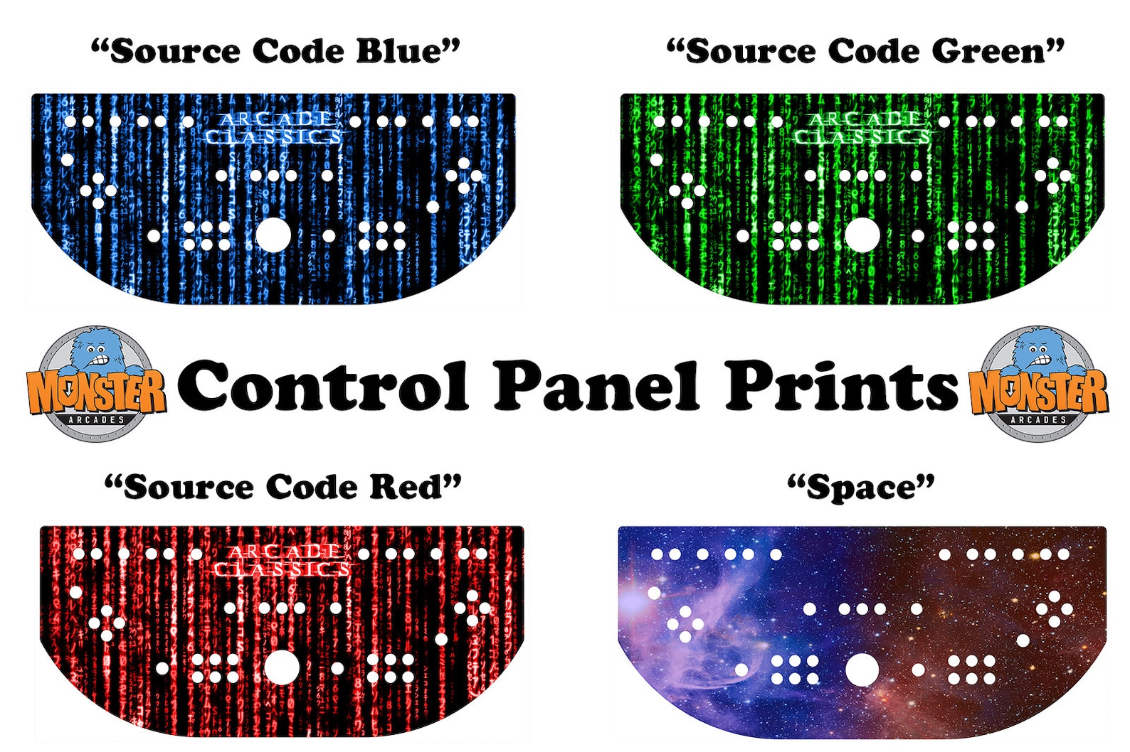 Quad Panel Arcade Control Panel Art Print - Etsy