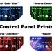 Quad Panel Arcade Control Panel Art Print - Etsy