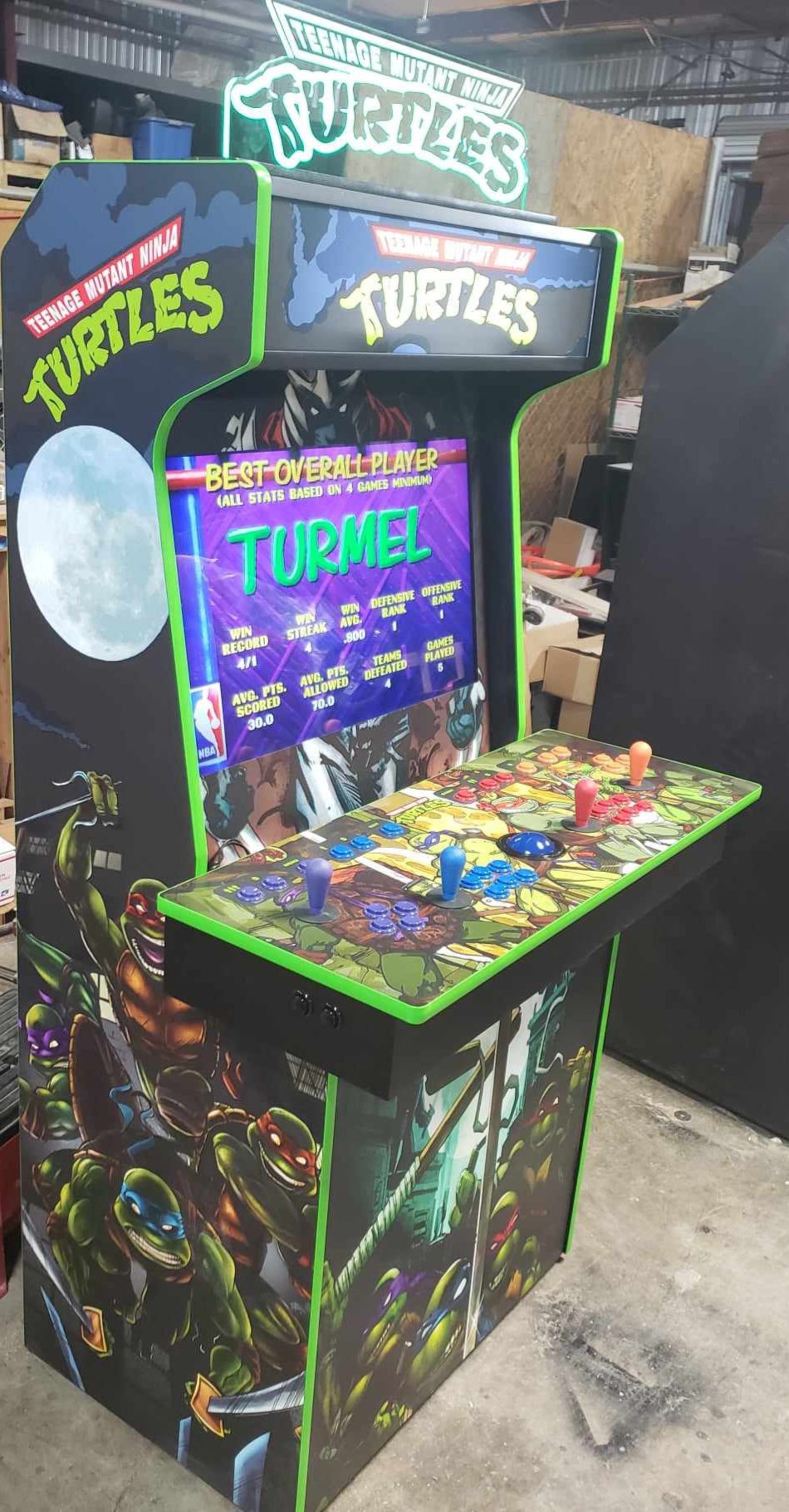 4 Player Arcade Control Panel Kit - Etsy